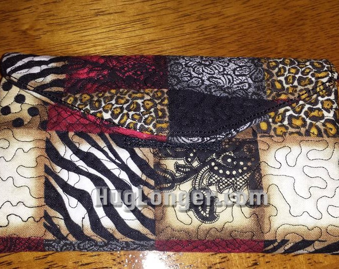 In the Hoop Quilted Checkbook Cover Digital Design Pattern for ...