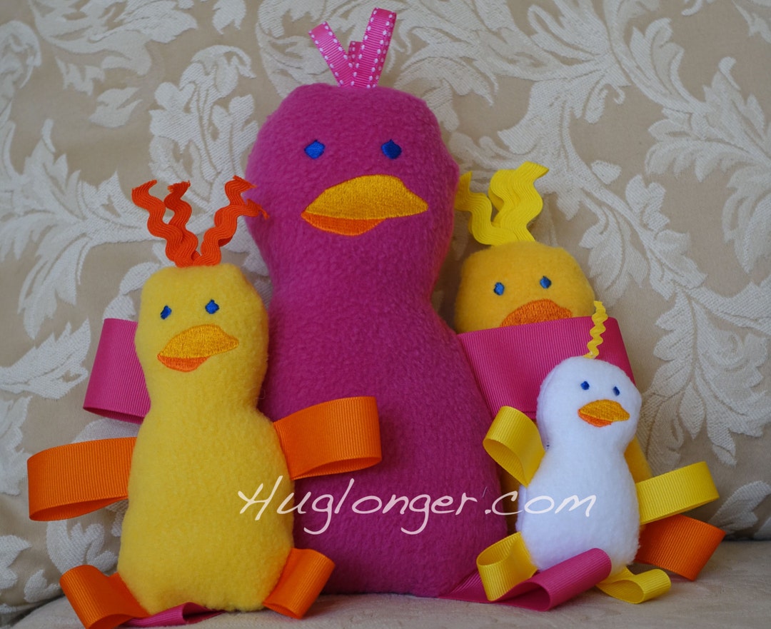 ITH Spring Chicks Stuffie Embroidery File - Etsy