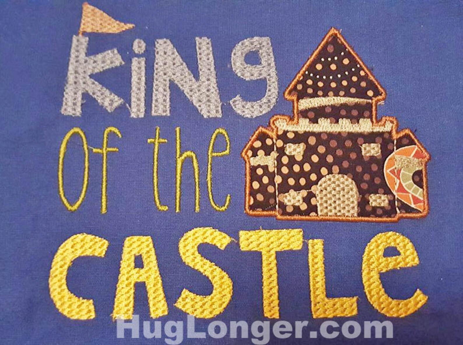 King of the Castle Embroidery File HL1031 Beach Embroidery Castle ...