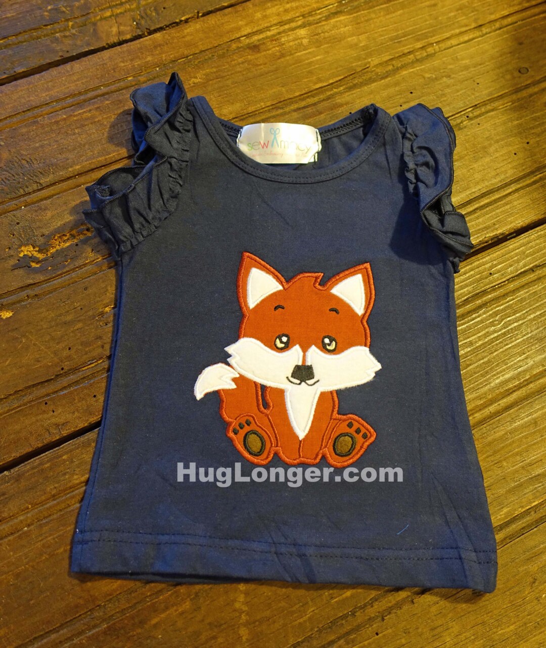 Applique Baby Fox Embroidery File - Etsy
