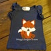 Applique Baby Fox Embroidery File - Etsy