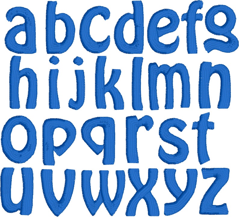 Hobo 1 Inch Font HL2144 Embroidery File - Etsy UK