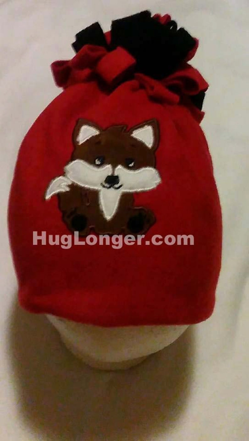 Applique Baby Fox Embroidery File | Etsy