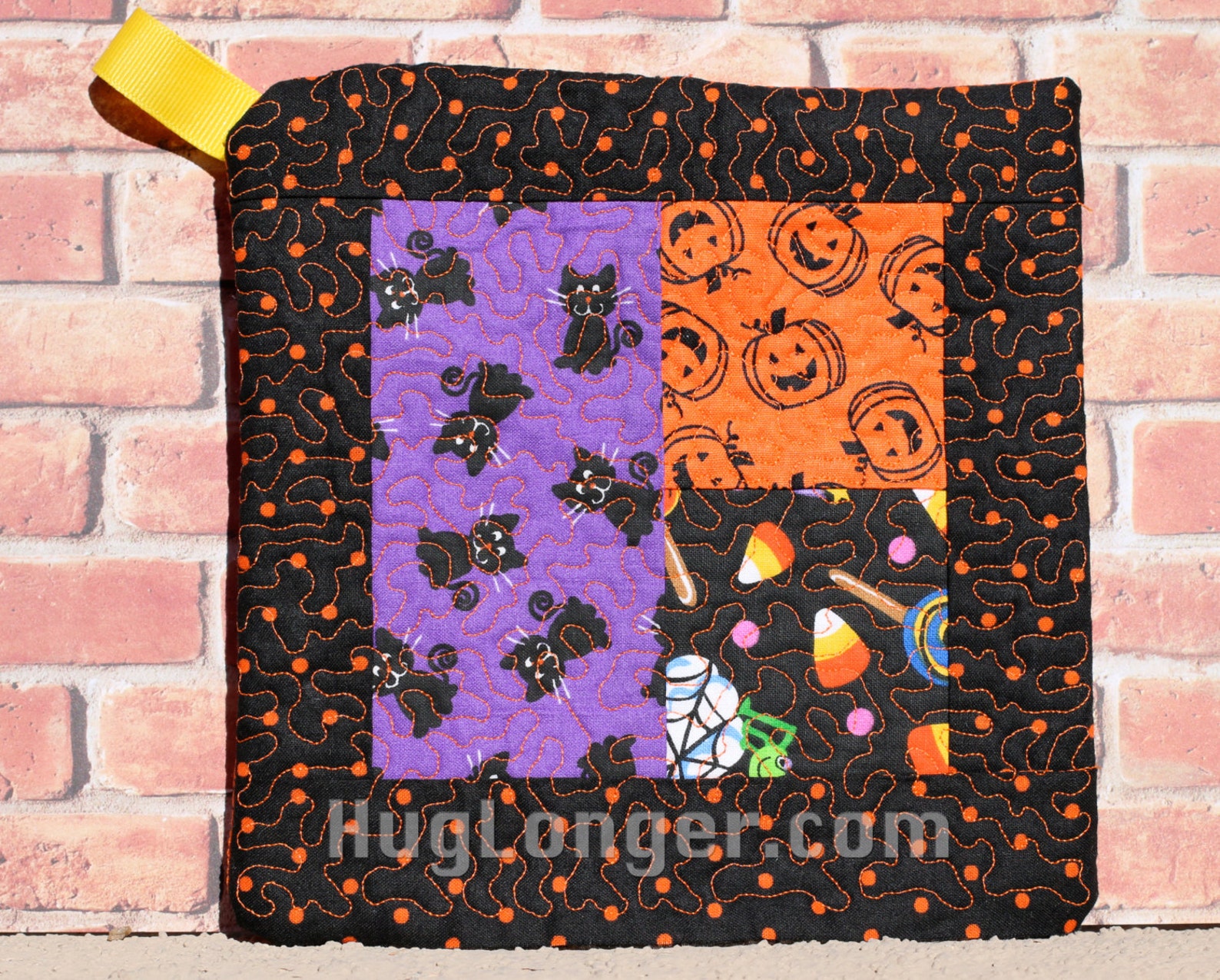 In the Hoop Quilted Pot Holder - Etsy