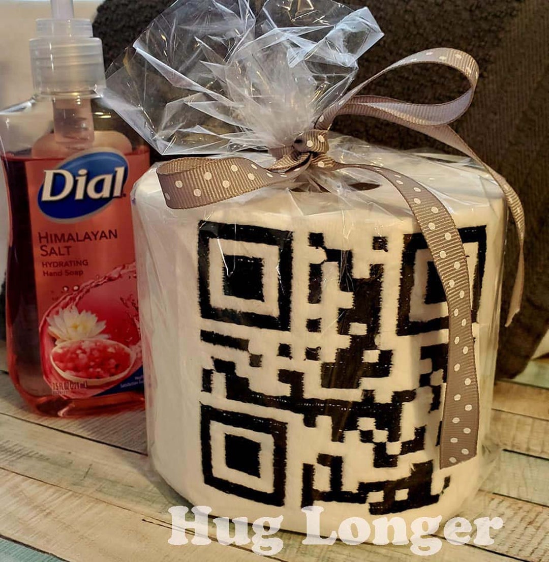 QR Code Wash Your Hands Toilet Paper Design HL5699 Embroidery File - Etsy