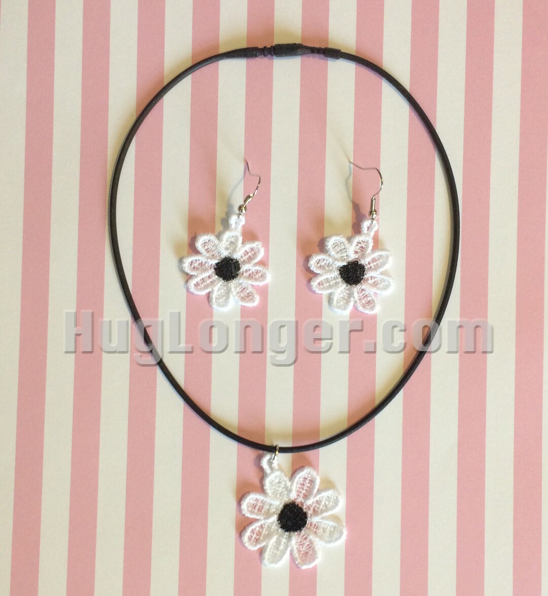 Free Standing Lace Daisy Jewelry - Etsy