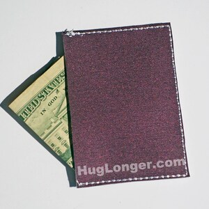 ITH Flat Wallet Embroidery File HL1047 Student Wallet Gift Card Holder ...