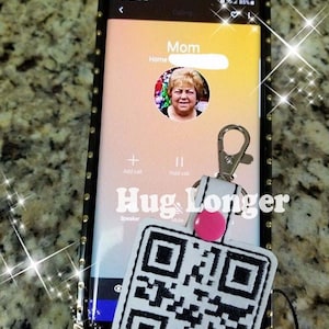 ITH QR Code Call Your Mom Fob HL5714 Embroidery File - Etsy