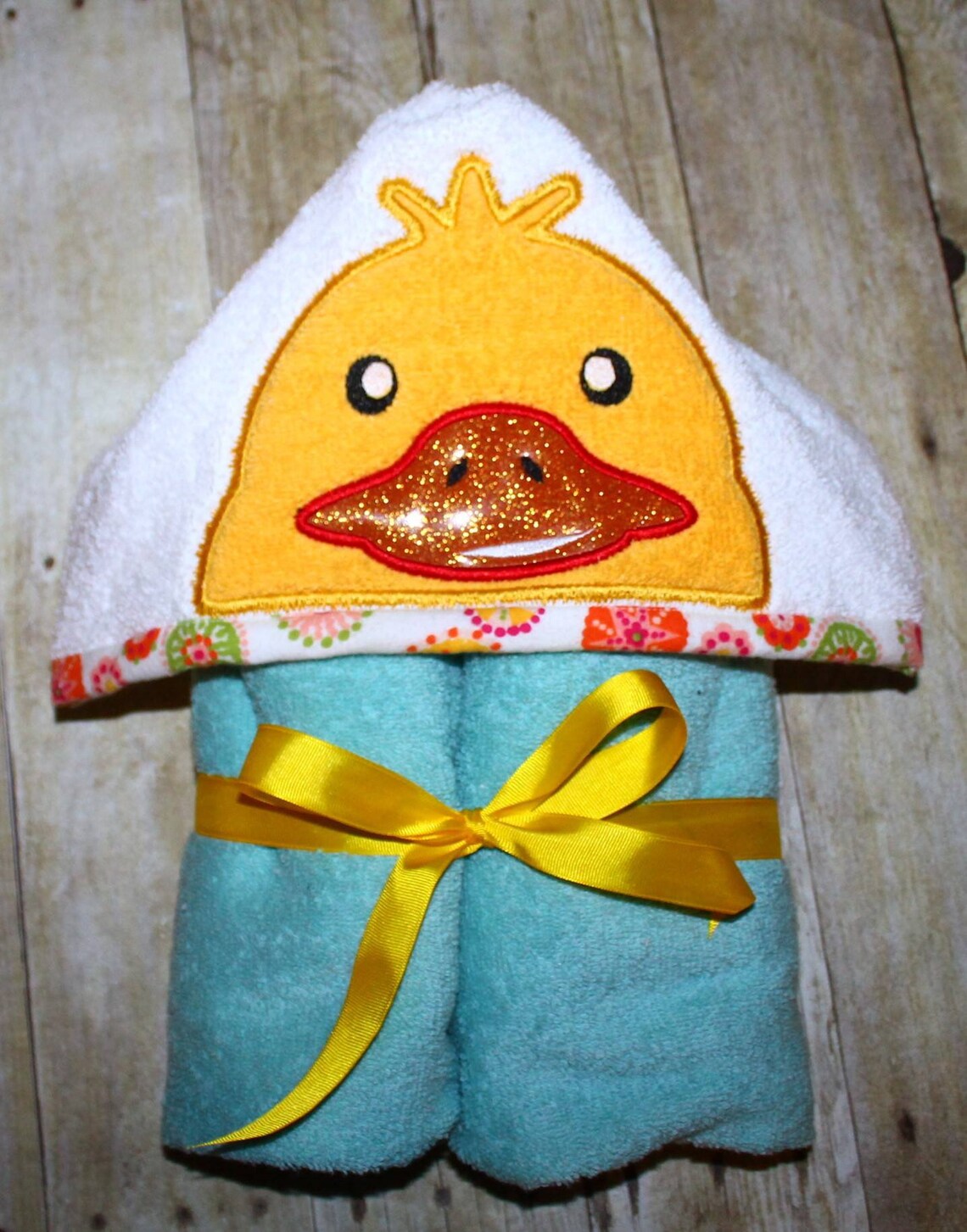 Applique Peeker Duck ITH Duck Foot Fob HL2183 Embroidery | Etsy