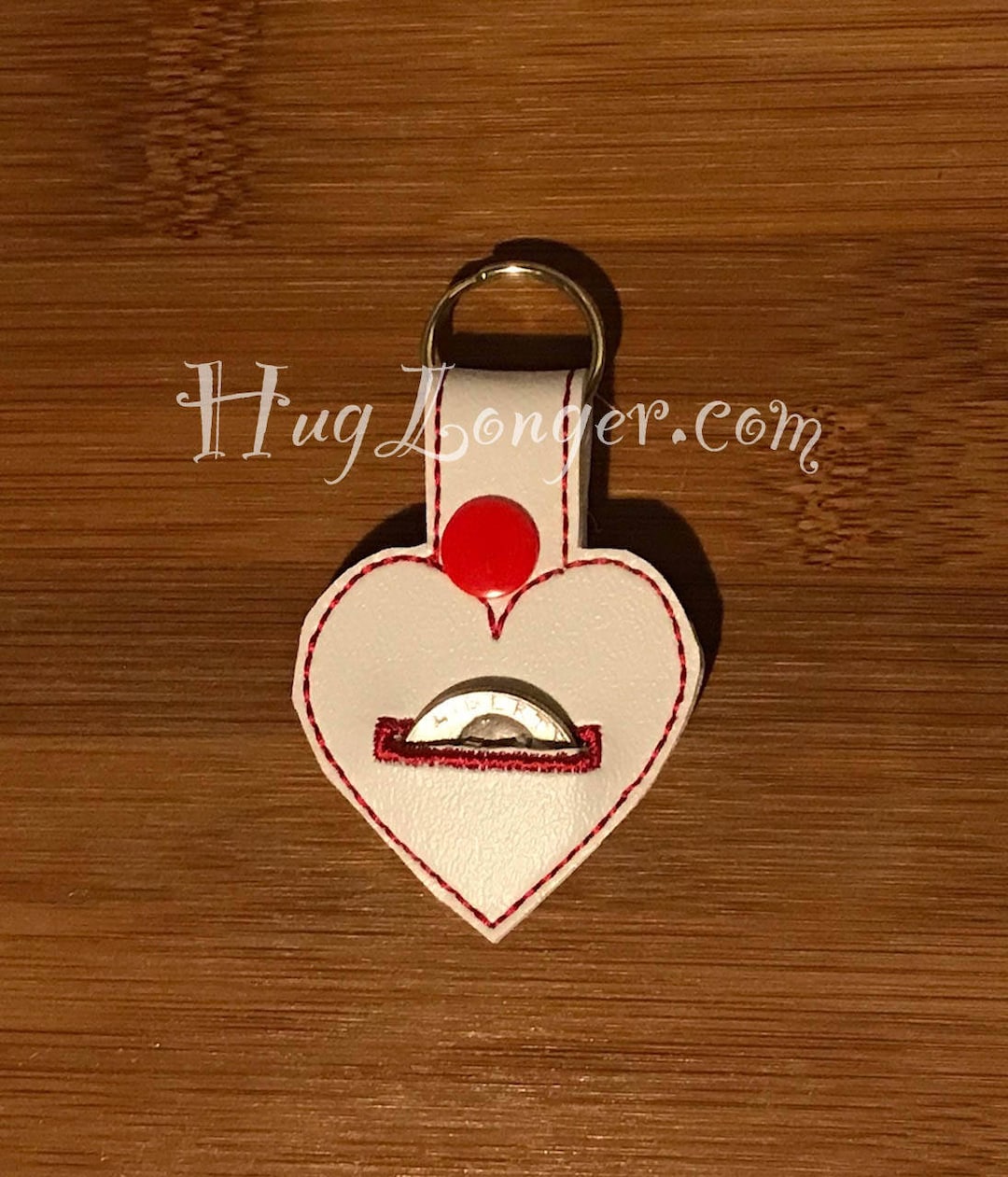 ITH Quarter Key Fob HL2099 Embroidery File - Etsy