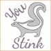 You Stink TP Design HL2180 Embroidery File Toilet Paper - Etsy