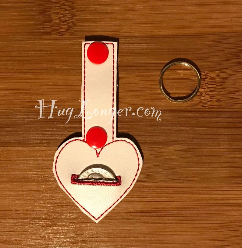 ITH Quarter Key Fob HL2099 Embroidery File - Etsy