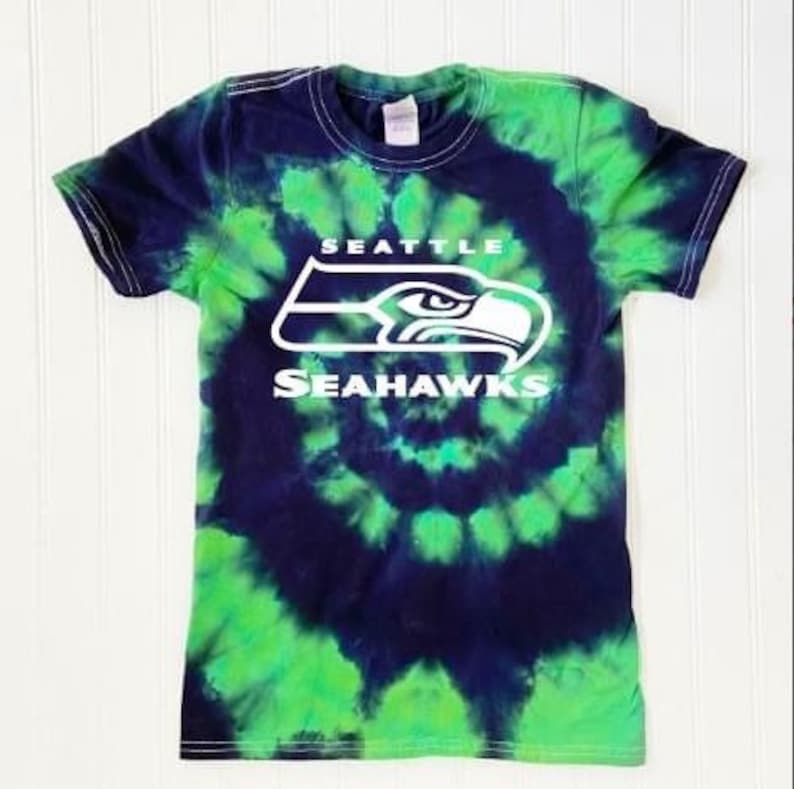 Seattle Seahawks Tie Dye Unisex T Shirt | Etsy
