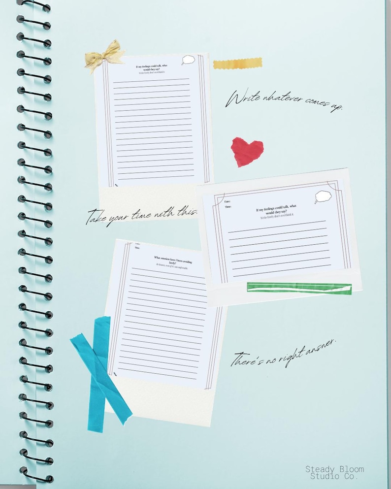 Guided Emotional Journal Prompts for Teens | Self-discovery Reflection ...