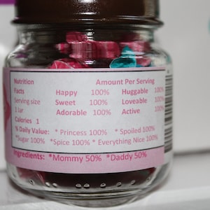 Printable Baby Food Jar (custom Labels) Baby Shower/baptism - Etsy