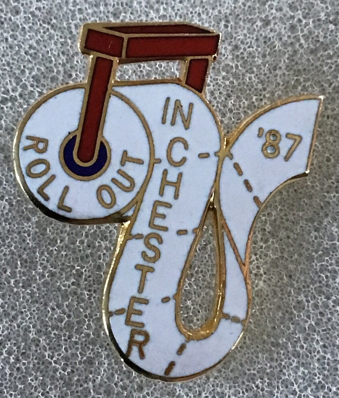 Vintage Lapel Pin Souvenir From Chester Pennsylvania - Etsy
