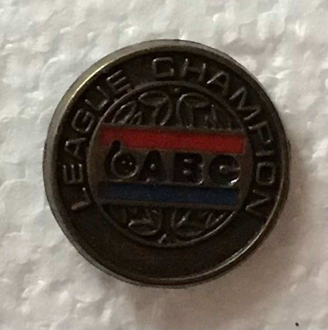 Vintage Bowling Lapel Pin ABC League Champion - Etsy