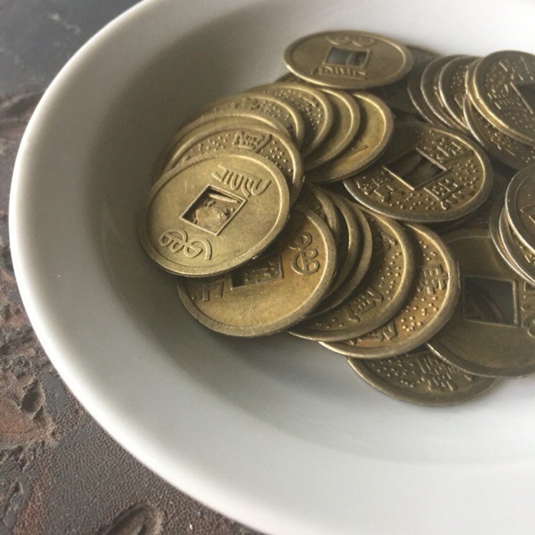 Happy Chinese New Year - Peking Antique Brass Reproduction I Ching ...