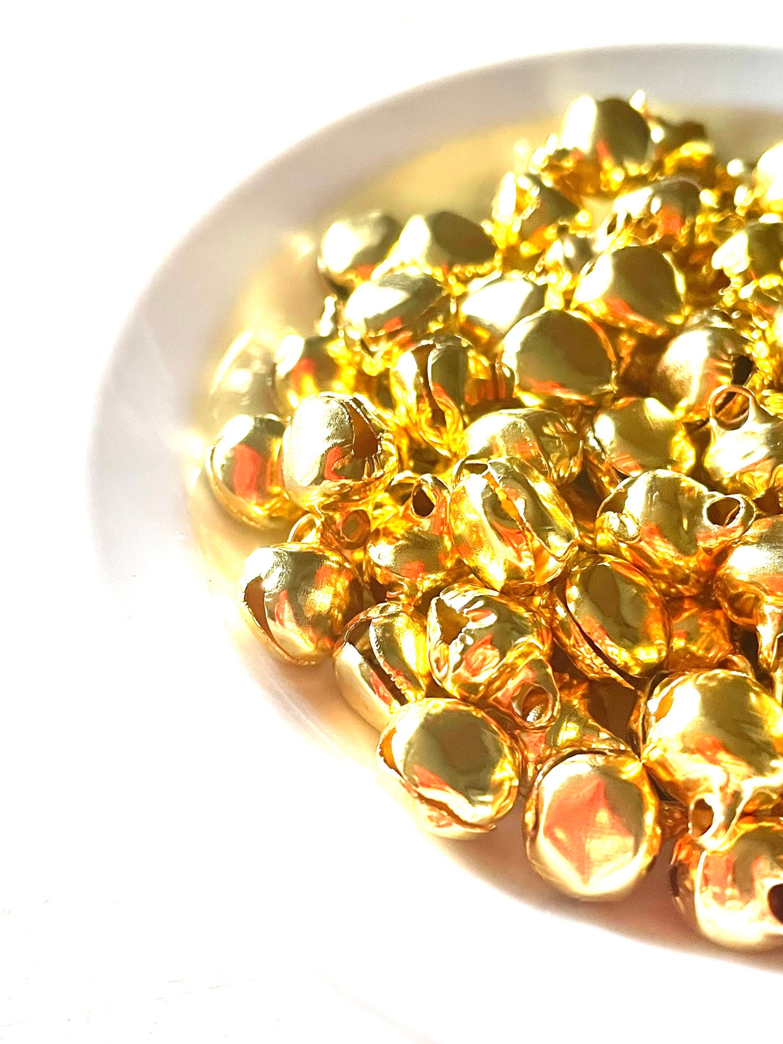 Odessa Medium 10mm Bright Gold Jingle Bells - Etsy