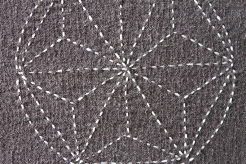 PDF Sashiko Star Embroidery Pattern Home Decor Wall Art | Etsy