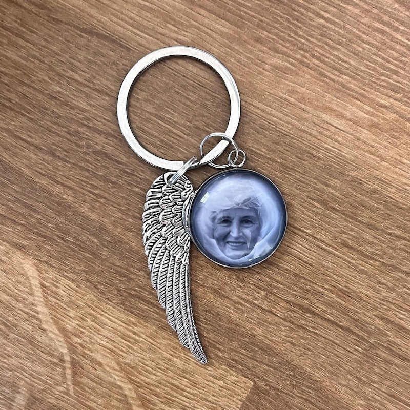 Angel Wing Key Chain - Etsy