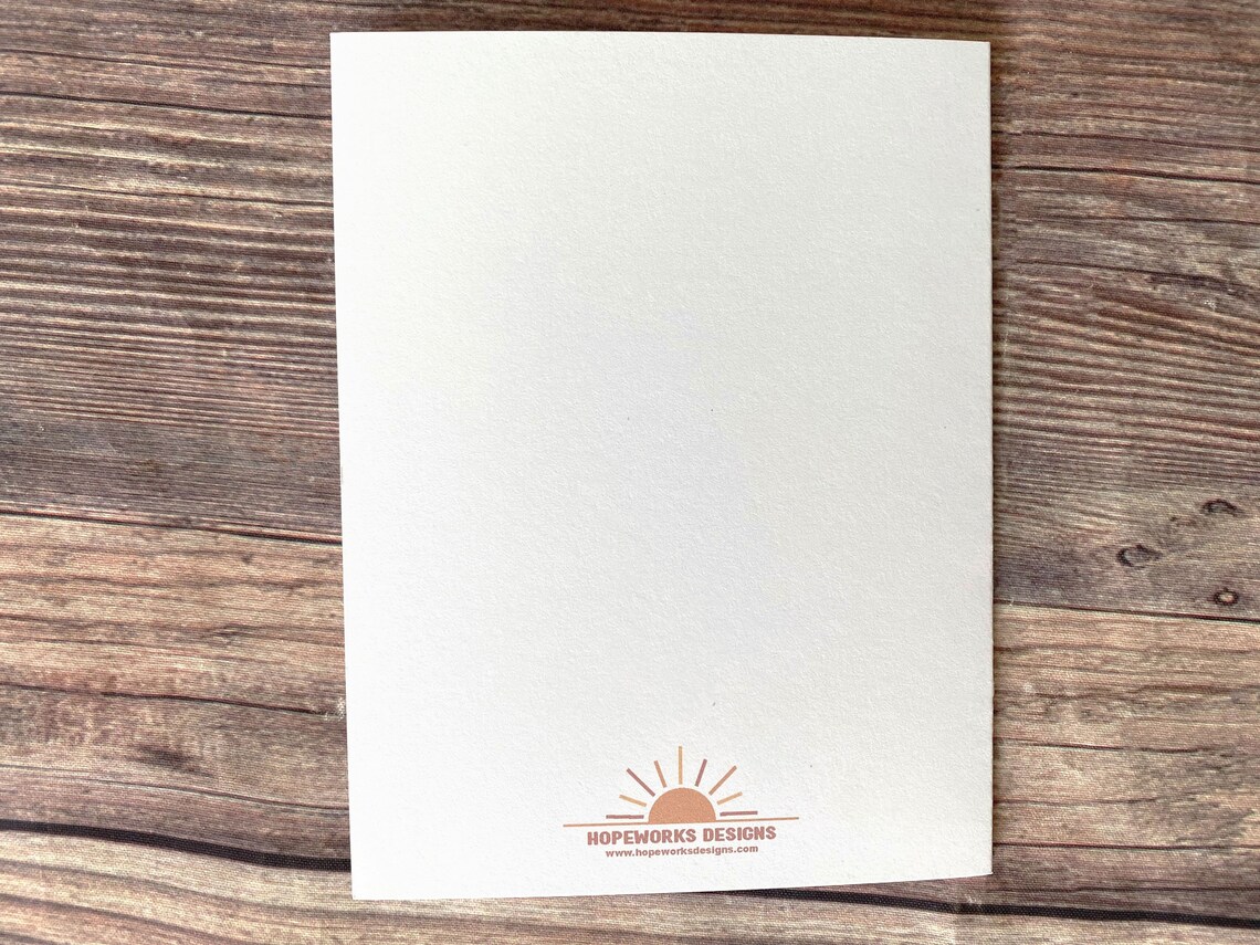 Boho Rainbow Blank Note Card Set Blank Notecard Stationery - Etsy