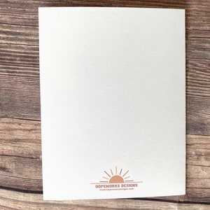 Boho Rainbow Blank Note Card Set | Blank Notecard Stationery ...