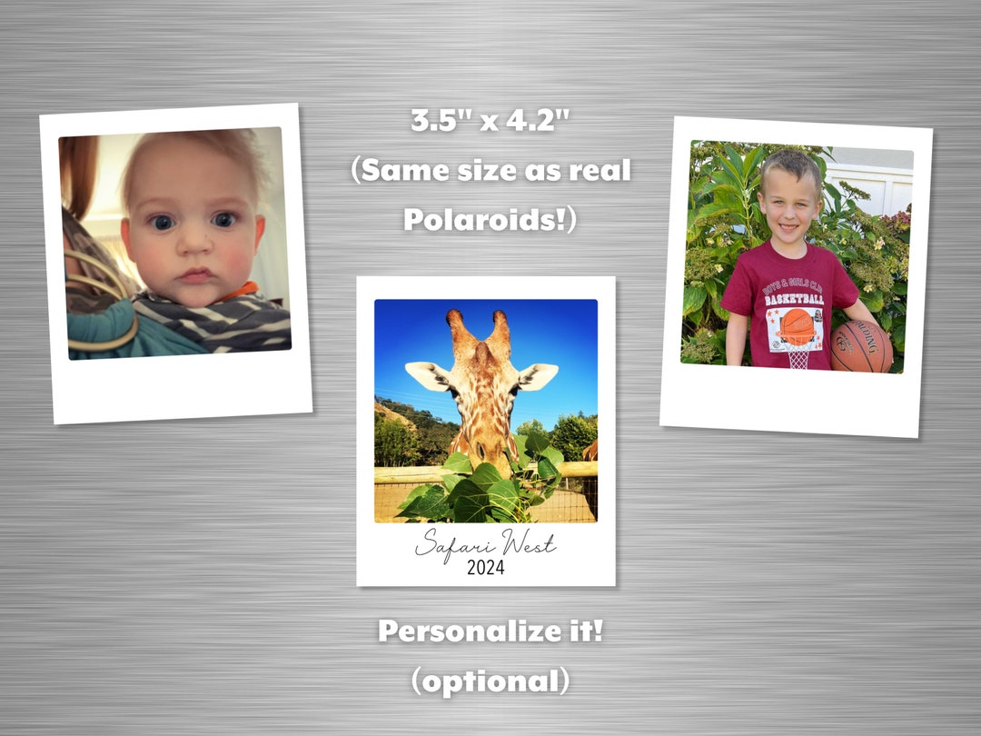 Custom Photo Polaroid Magnet | Personalized Gift, Thank You Gift - Etsy