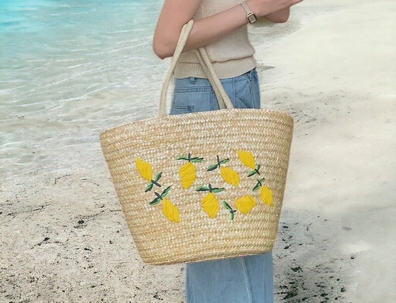 Summer Beach Vacation Accessories 2024 Embroidered Summer Tote Handmade ...
