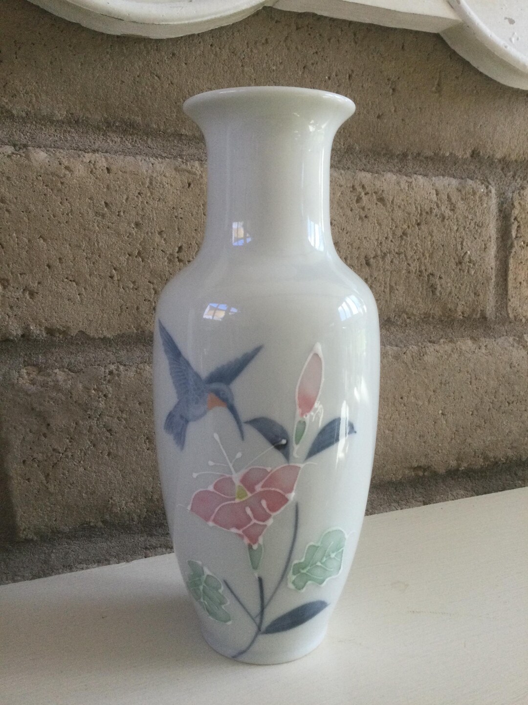 Vintage Otagiri Japan Hummingbird Flower Vase - Etsy