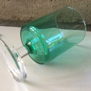 Luminarc Cavalier Green Glass Sherry / Apertif Glasses - Etsy