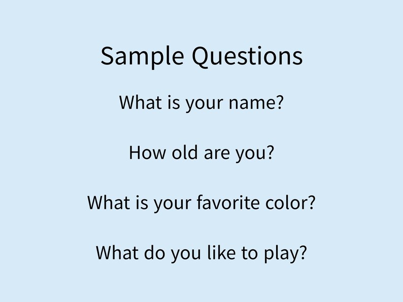 50 Preschool Kinder Interview Questions | Private School Prep (PDF ...