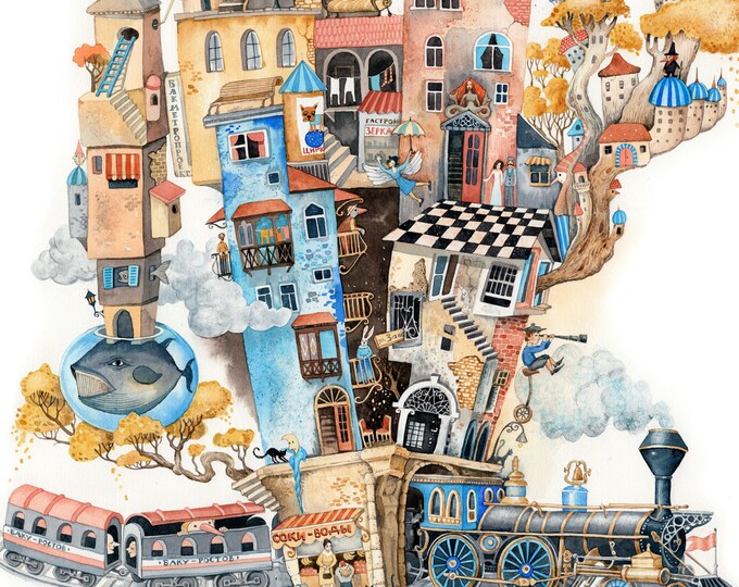 CHILDHOOD CITY Limited Edition Print - Etsy