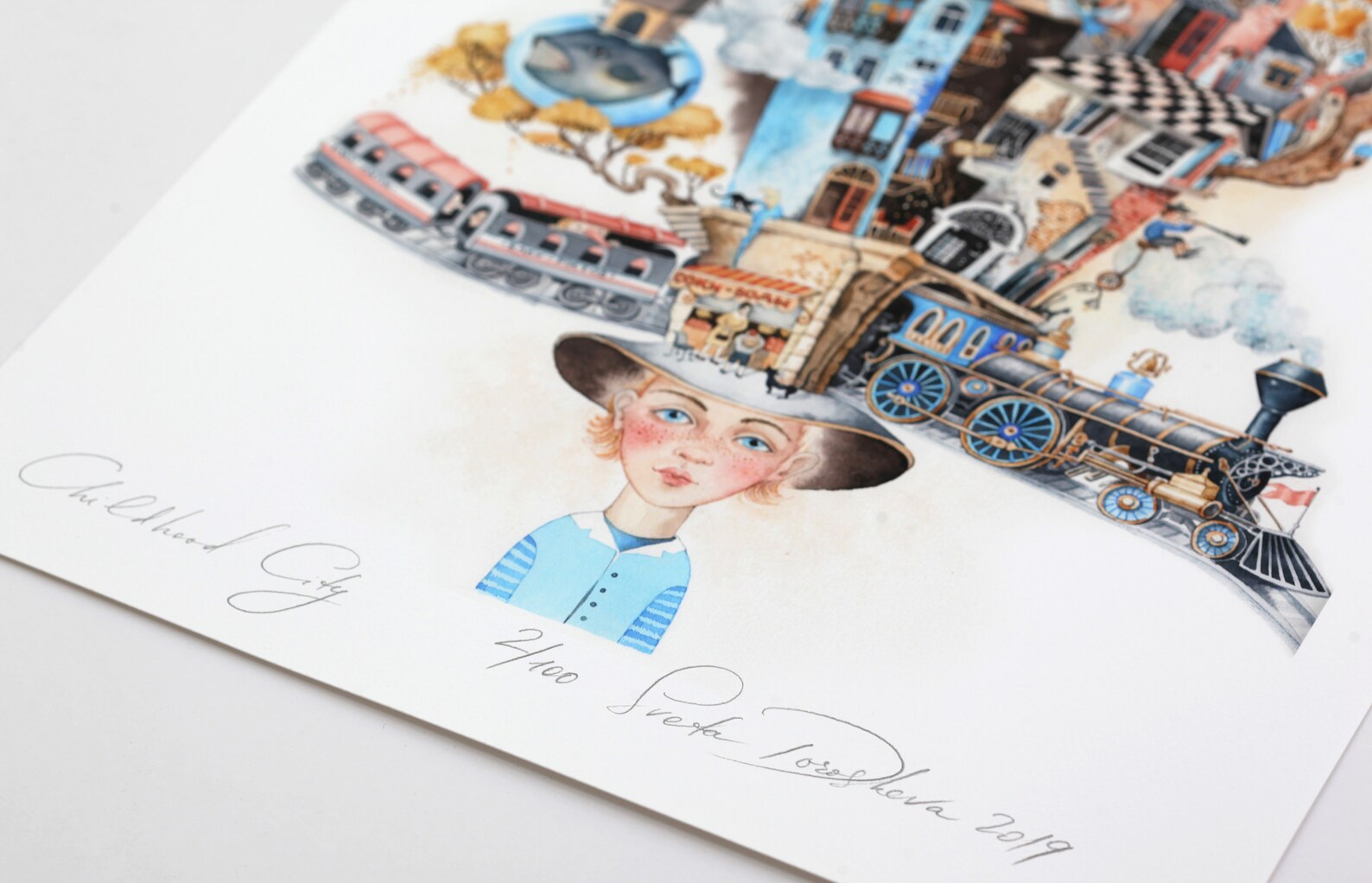 CHILDHOOD CITY Limited Edition Print - Etsy