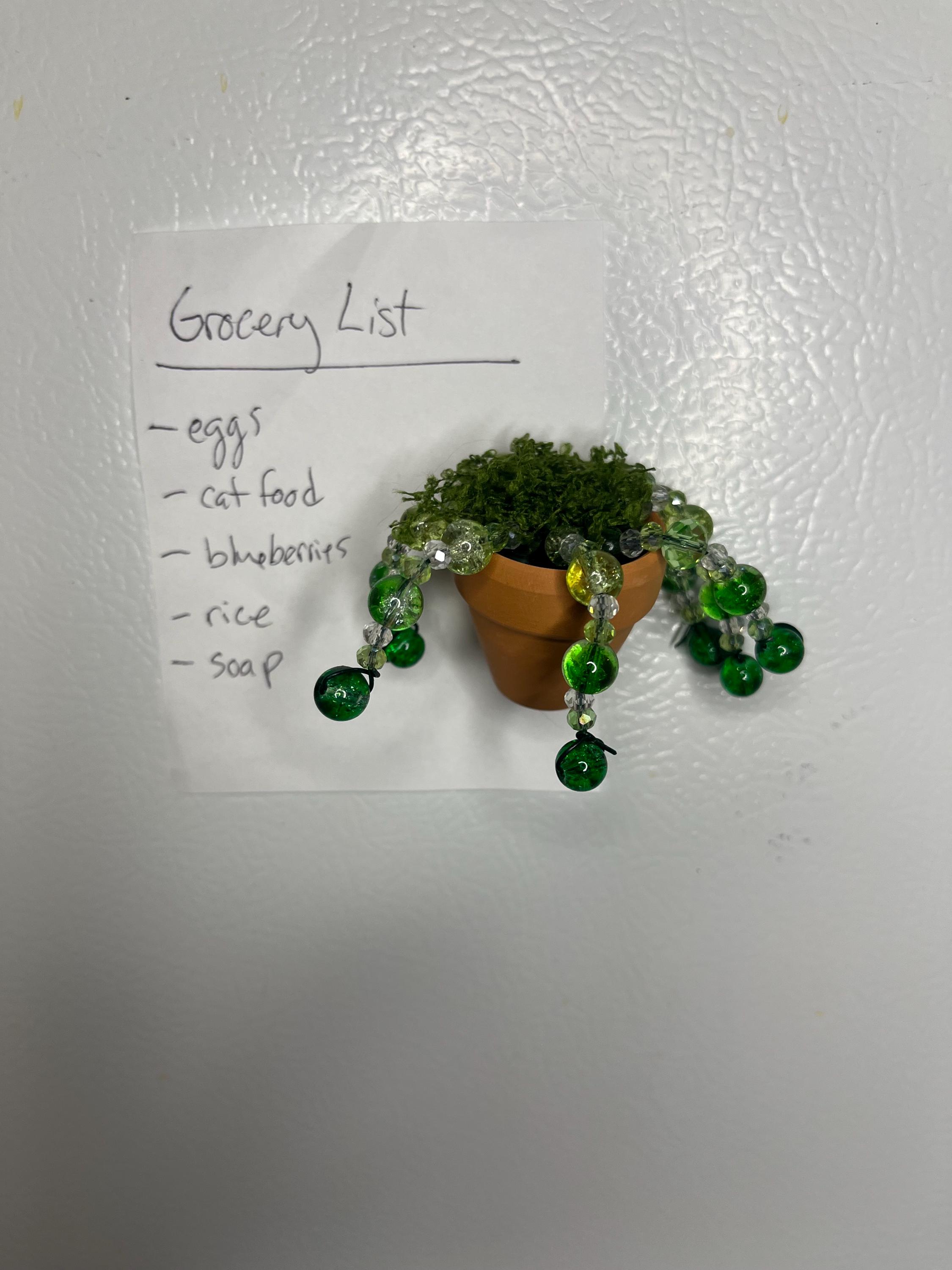 Beaded Plant Magnets - Etsy