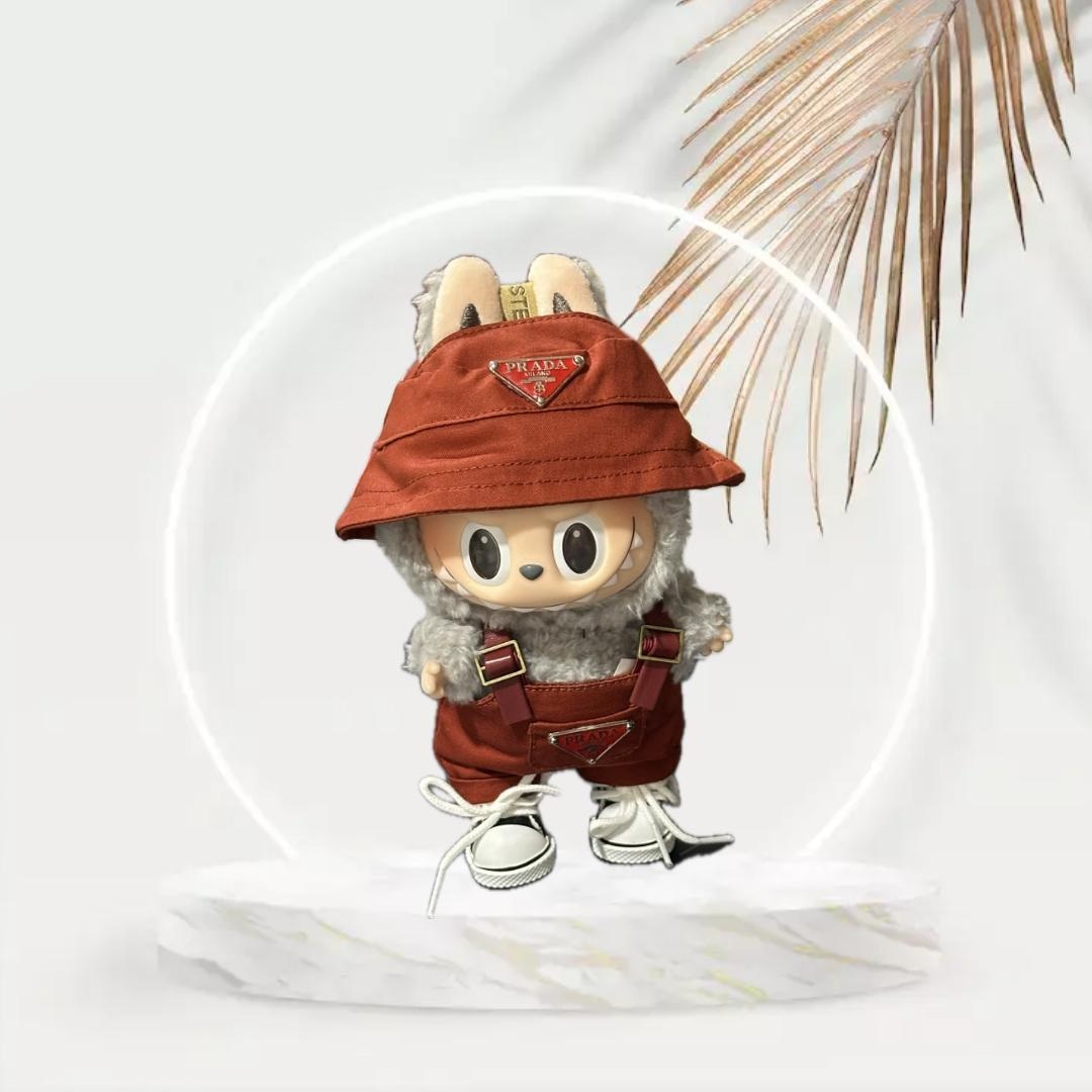 Red Cute & Stylish Labubu Outfit for the Monsters Macaron Have a Seat ...