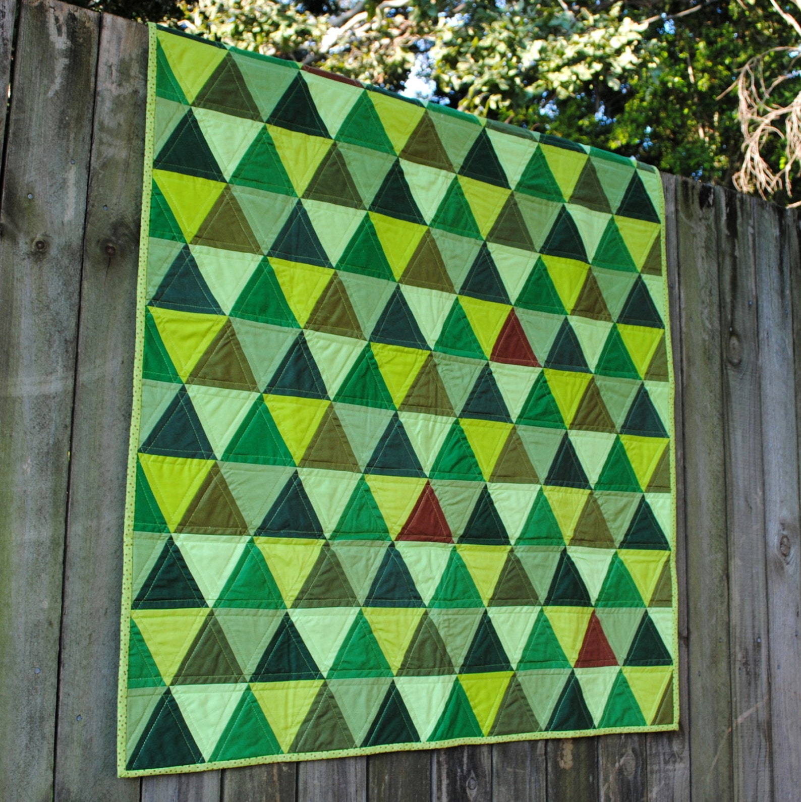 Forest Greens Baby Quilt PDF Pattern - Etsy