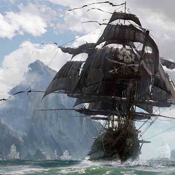 Pirate Ship Wall Art - Etsy