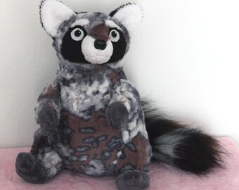 Raccoon Plush - Etsy