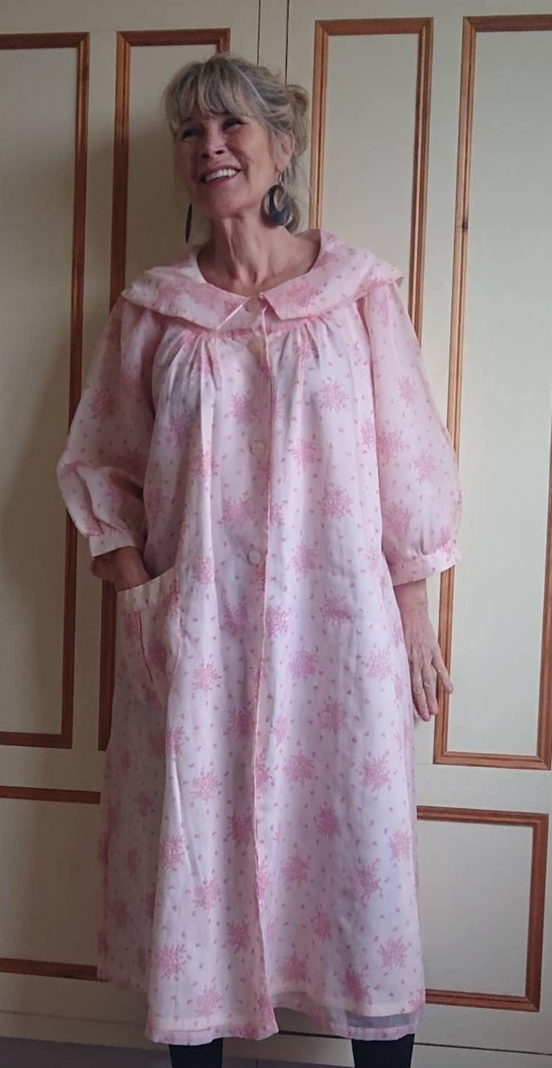 1950's Housecoat/dressing Gown. - Etsy