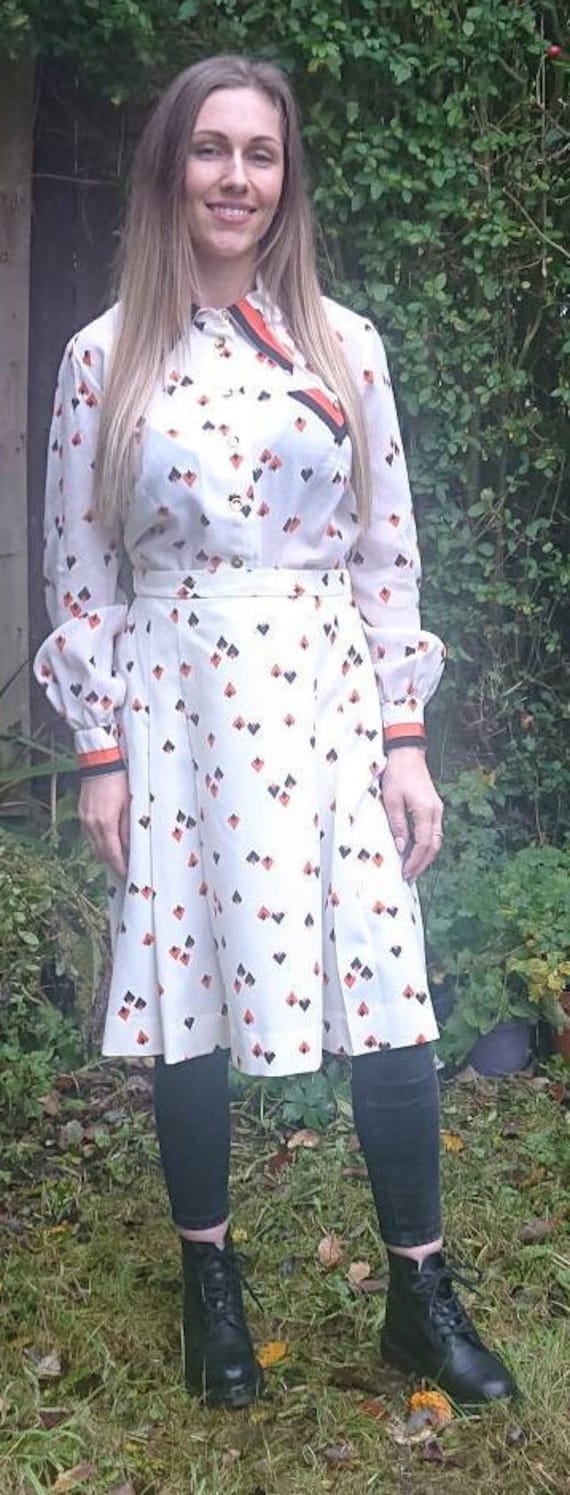 Vintage skirt and blouse suit circa 1970's by Gillian… - Gem