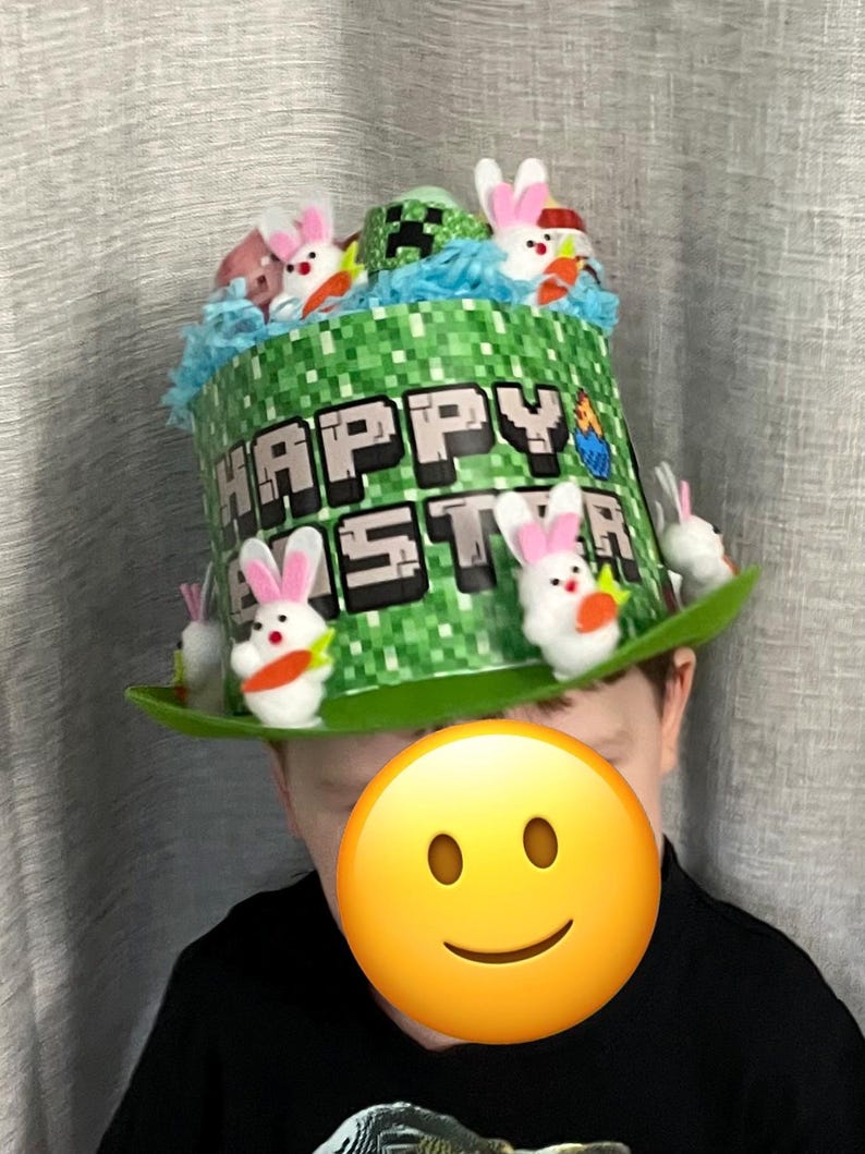 M-craft Easter Hat Printable, Kids Easter Craft, DIY Easter Hat Kit ...