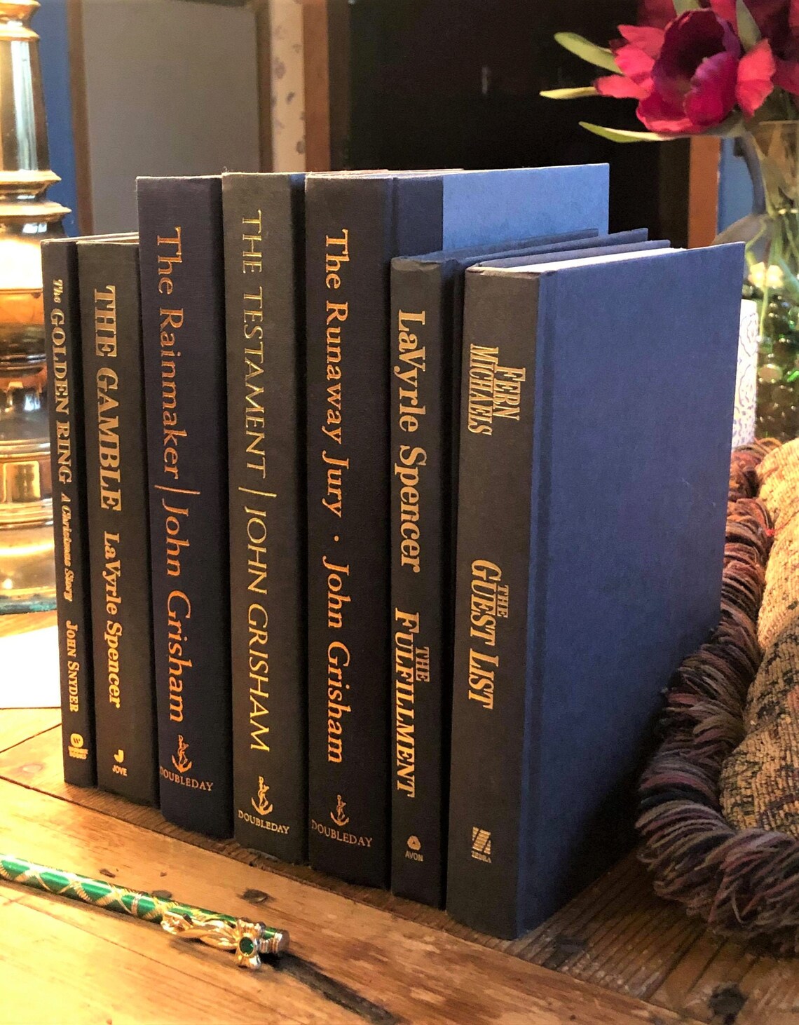 Black Book Bundle ~ Vintage Home Decor ~ Black Books Shelf Decor ...