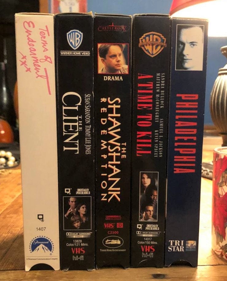 VHS Classic Drama Movie Bundle ~ 5 Movies ~ Shawshank ~ Philadelphia ...