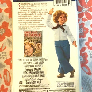 Shirley Temple ~ Captain January ~ VHS 1994 Color Version ~ Classic ...