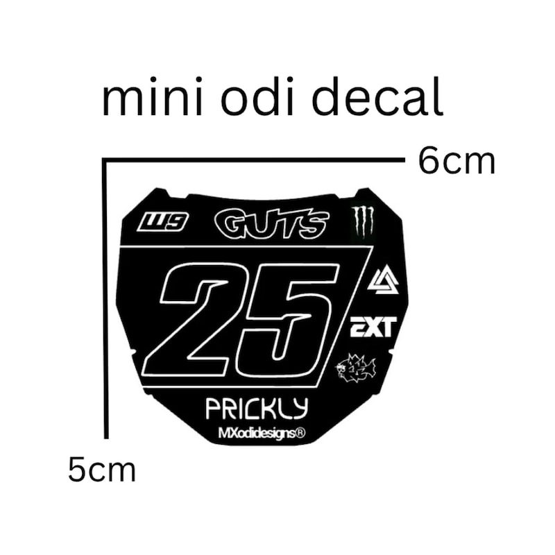 Custom Odi Plate Stickers - Etsy Australia