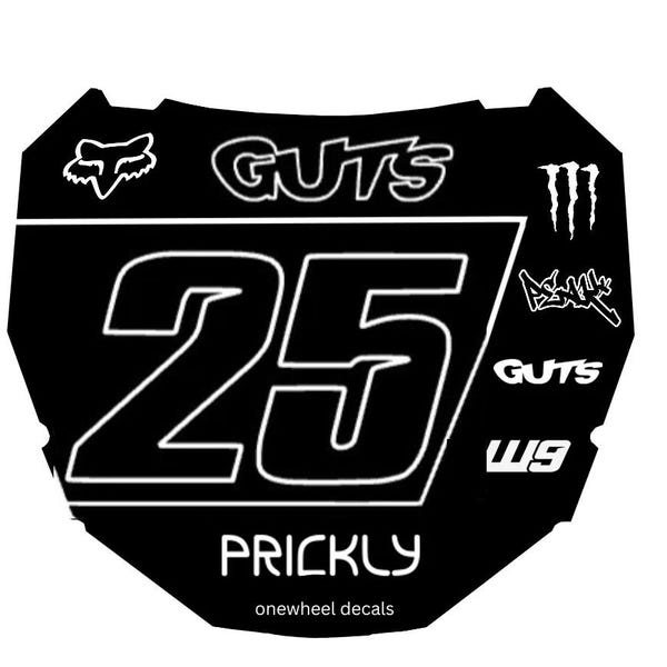 Guts Front Plate Decal - Etsy