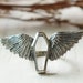 Coffin Angel Wings Ring for Women Made of Sterling Silver 925 - Etsy