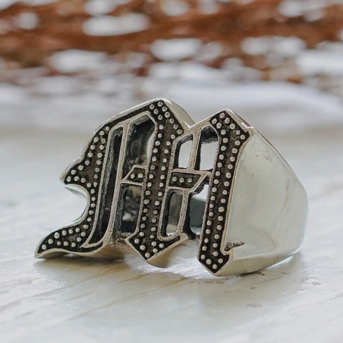 Bald Beard Skull Ring for Men Made of Sterling Silver 925 - Etsy