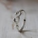 Three 3 Ring Custom Number for Women Made of Sterling Silver 925 ...